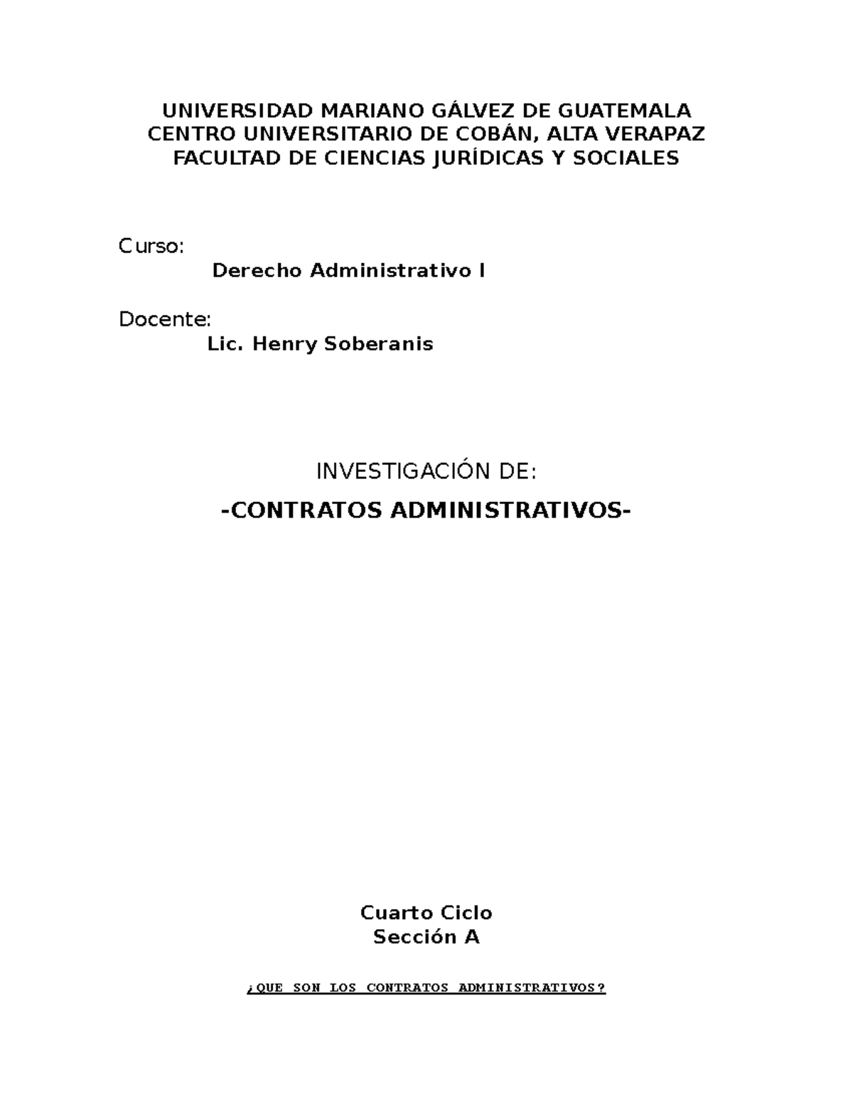 Contratos Administrativos: Definición y Elementos Clave en Derecho Adm ...