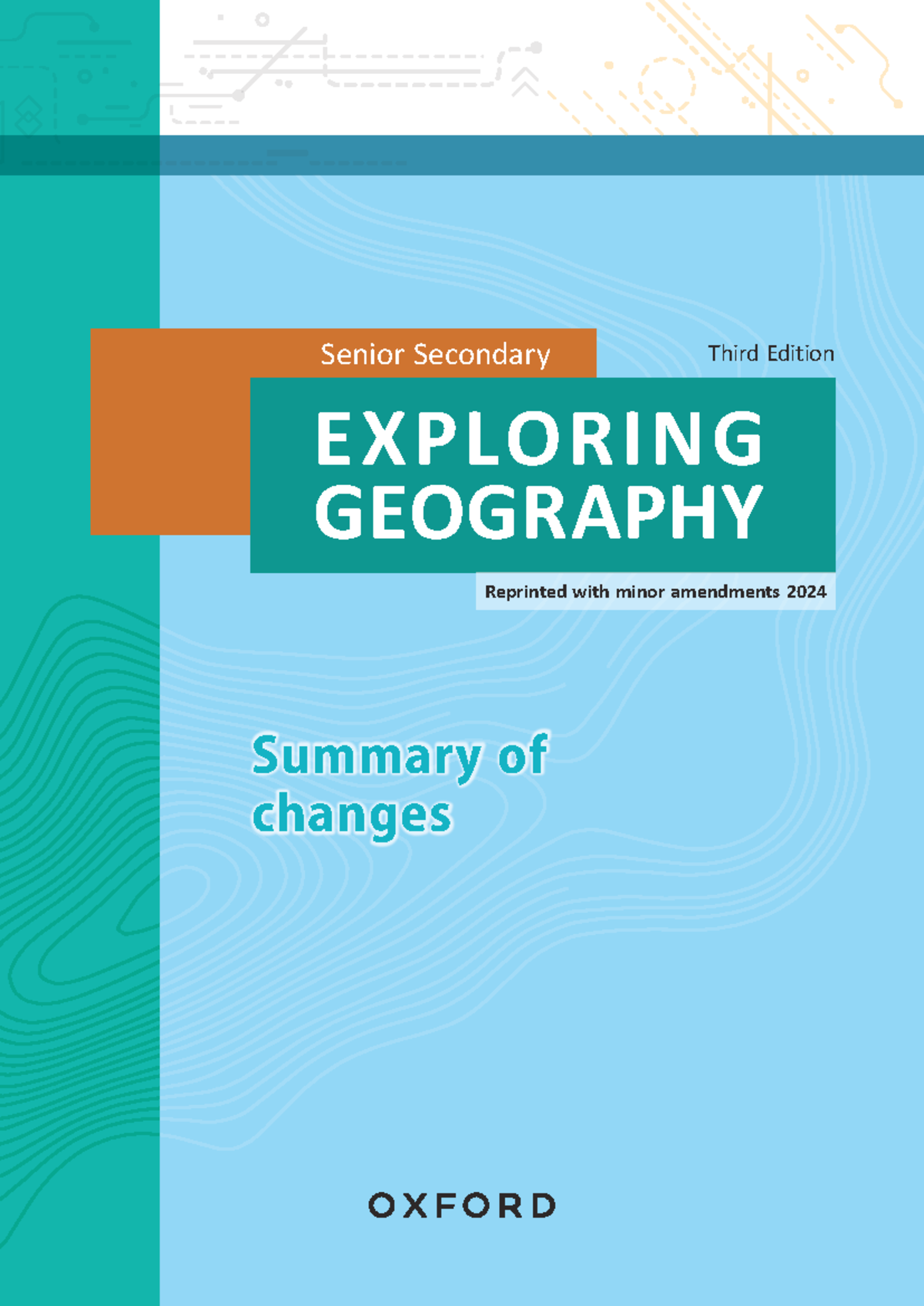 Geog-1-5 Summary of Changes in Senior Secondary Geography 2024 - Studocu