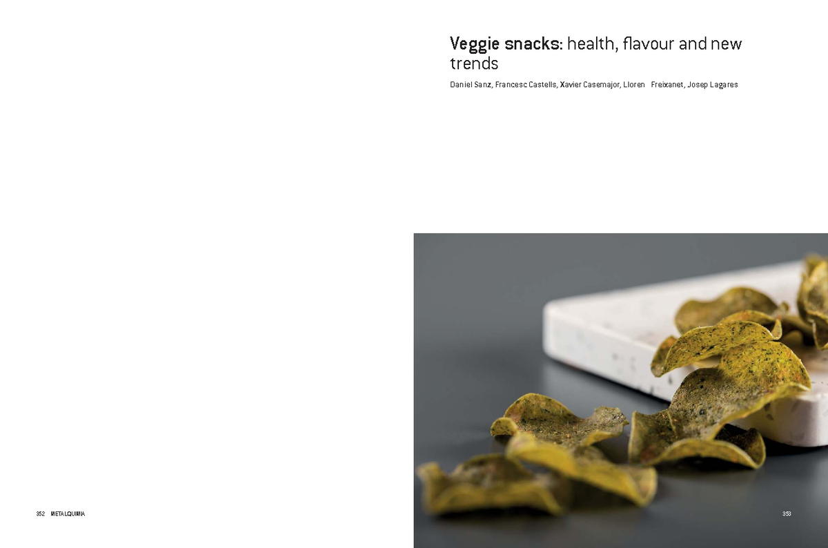 Healthy Veggie Snacks: Trends, Flavours, and Innovations in 2023 - Studocu