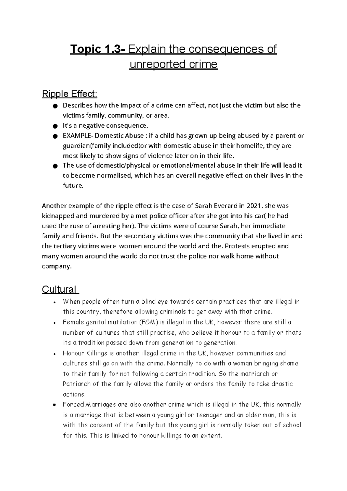 Understanding the Ripple Effect of Unreported Crime in Criminology ...