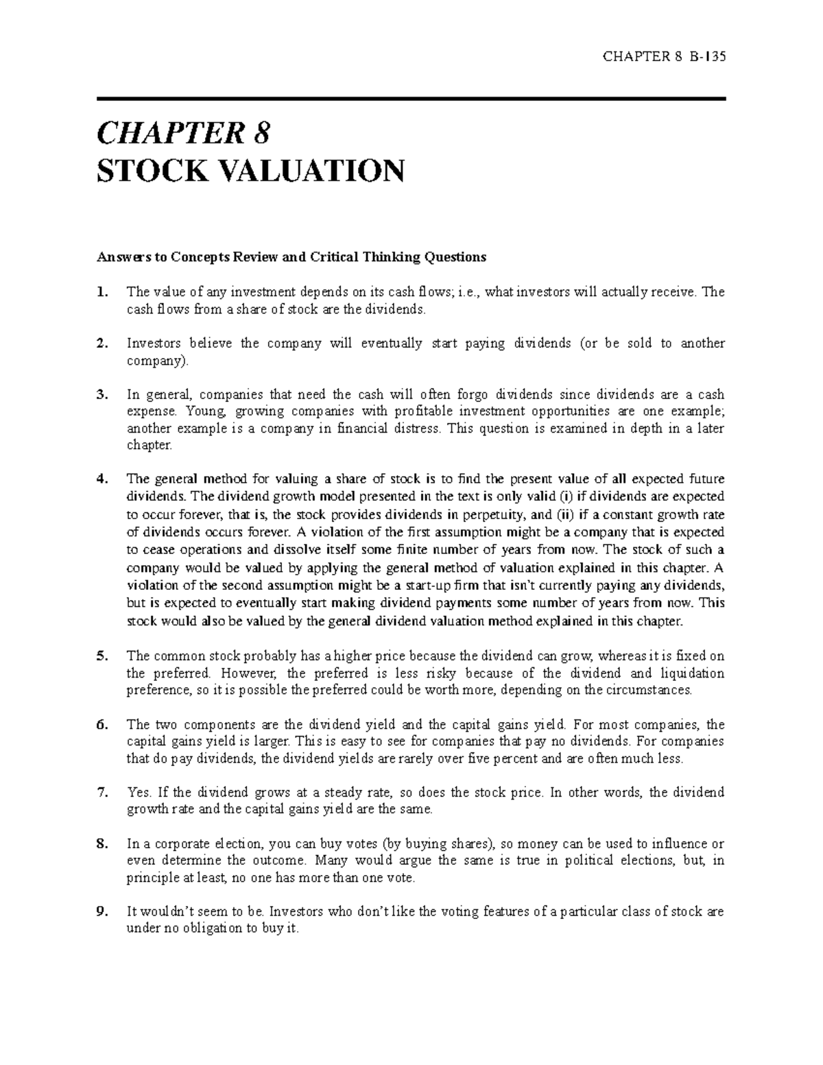 Chapter 8 Financial Options and Applications in Corporate Finance ...