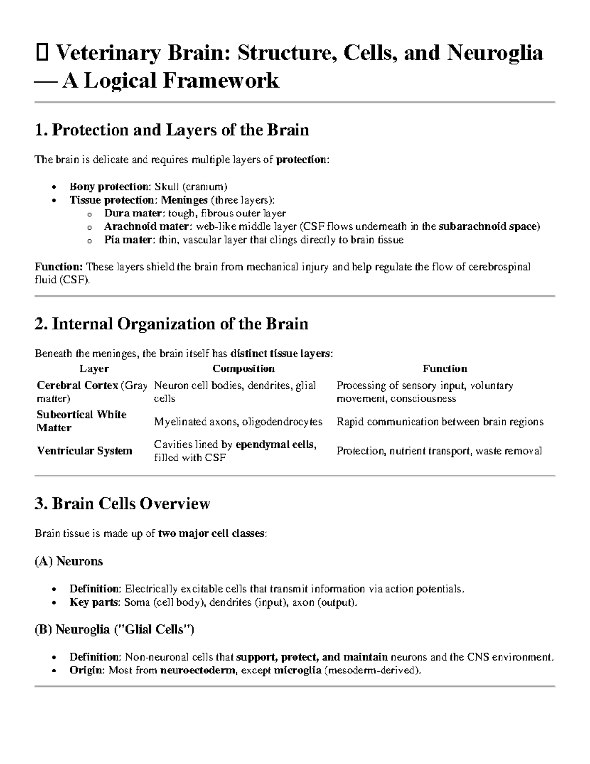 🧠 Veterinary Brain - nbkbkbjknbhc - 🧠 Veterinary Brain: Structure ...