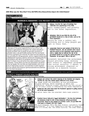 WWII, The Basics - Classroom Assignment - WWII, The Basics This unit we ...