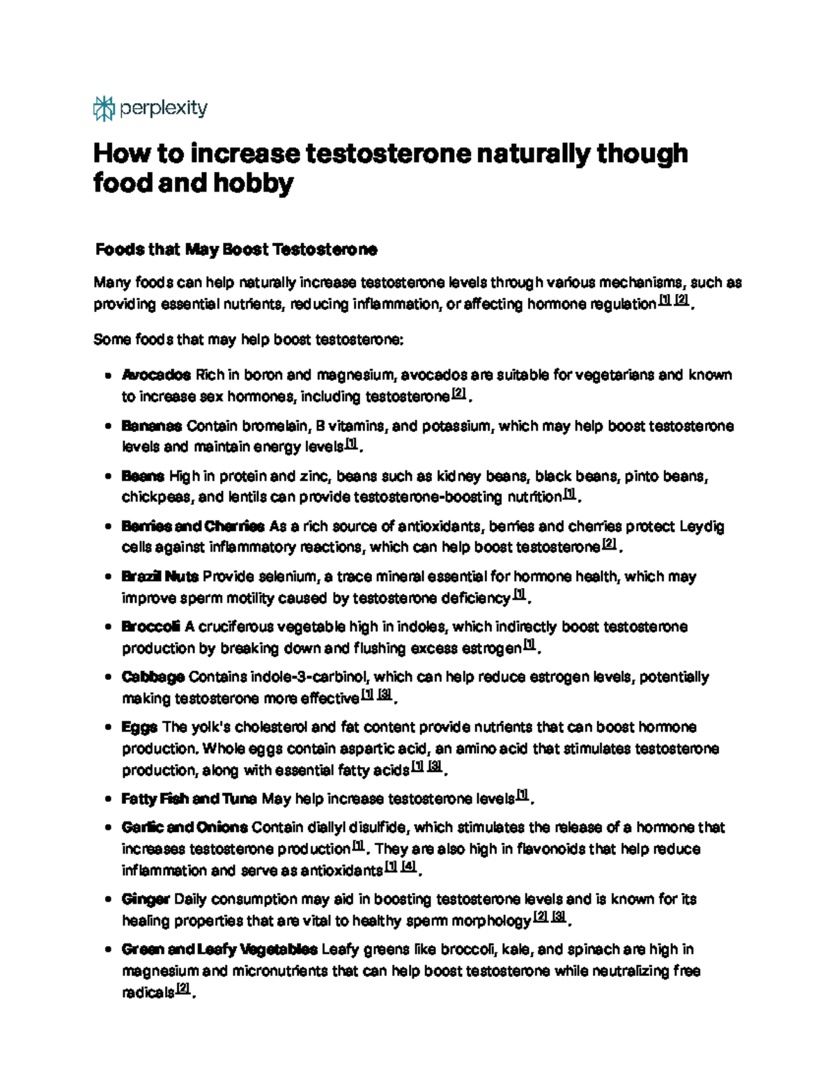 Natural Foods to Boost Testosterone Levels Effectively - Studocu