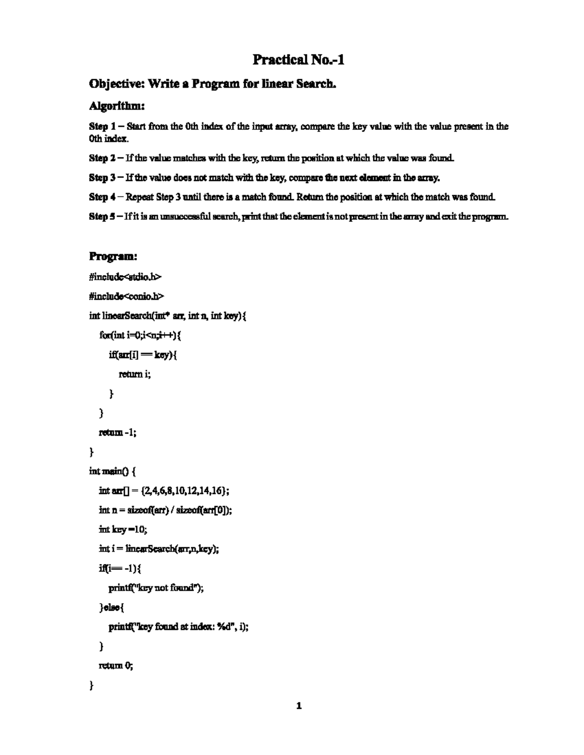 DAA Complete Practical - Practical No.- 7 Objective: - Write a program for Quick Sort. Algorithm ...