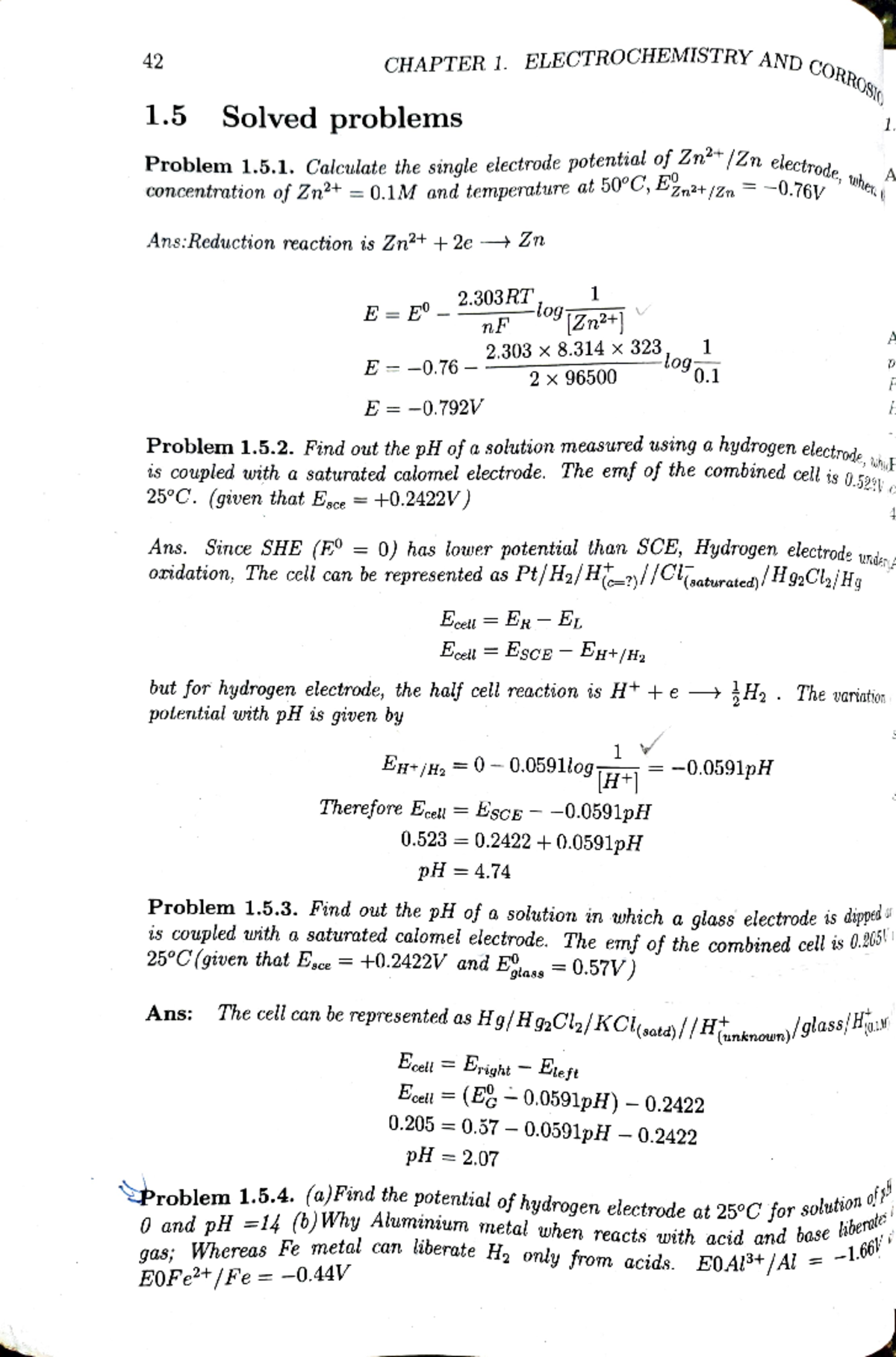 M1 - Engineering Chemistry Solved Problems and Concepts - Studocu