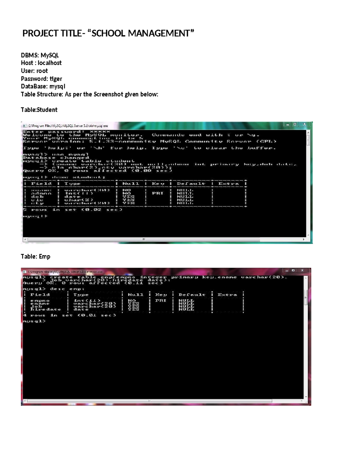 School Management System (Class 12) - Project Overview and Details ...