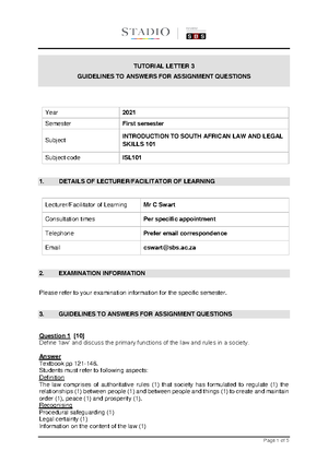 [Solved] an example of a Filac method - Introduction to south african ...