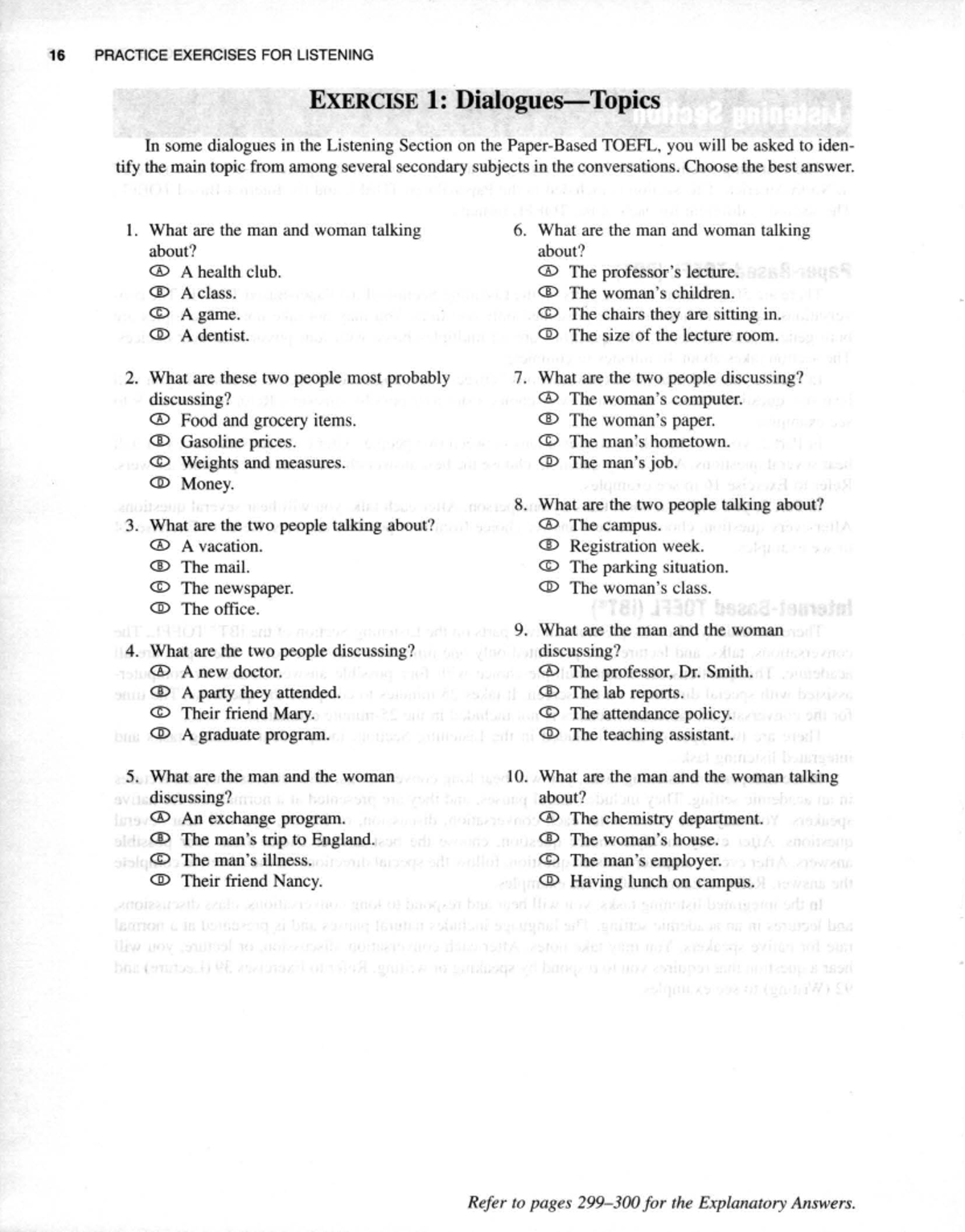 FILE 202004 11 070249 cuốn 1 - 16 PRACTICE EXERCISES FOR LISTENING E ...