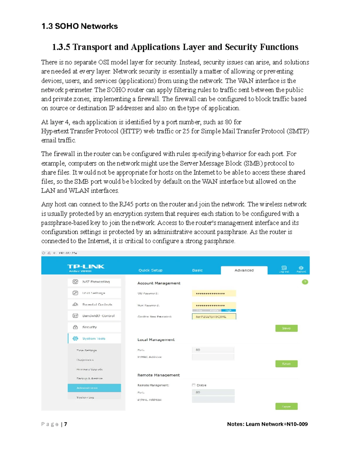 SOHO Networks - Network Layer Functions - Lecture Notes - Part 2 - Studocu