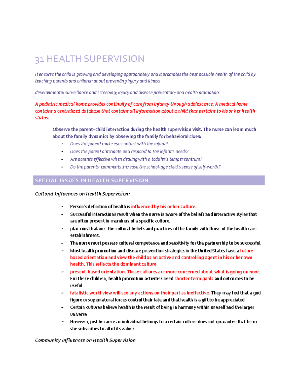 Health Supervision: Key Components and Strategies for Child Wellness ...