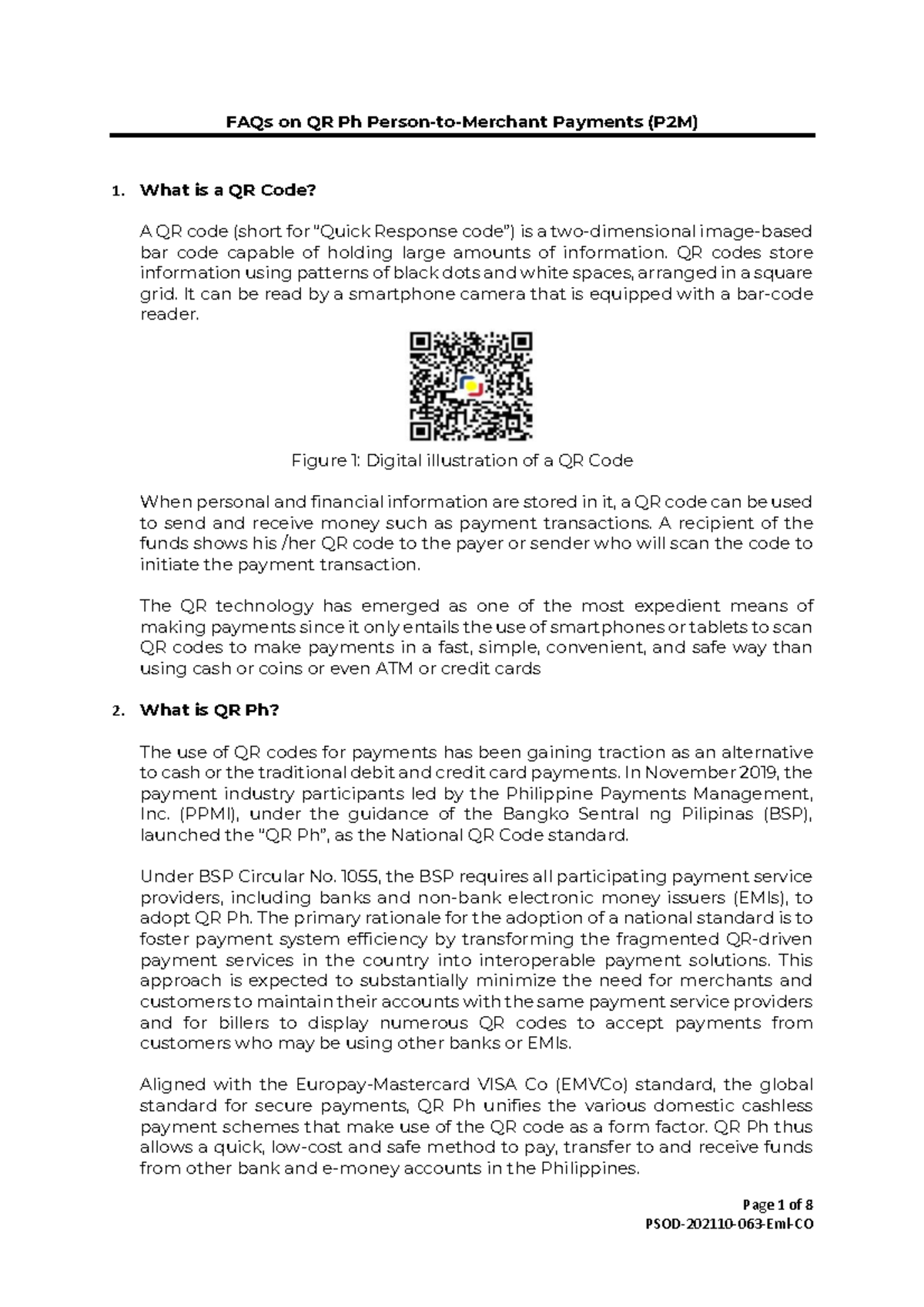 QR Ph P2M FAQs: Understanding QR Code Payments in the Philippines - Studocu