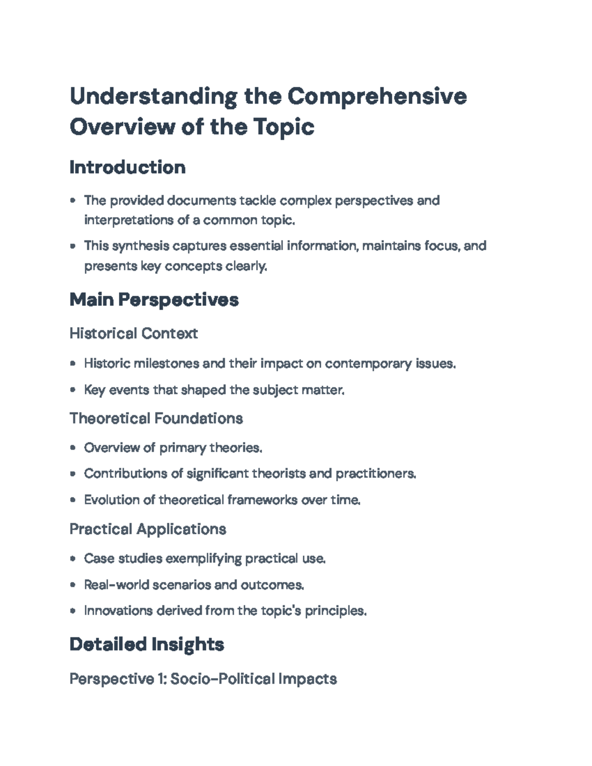 Comprehensive Analysis of Socio-Political & Economic Factors: Insights ...