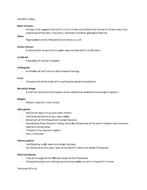 Science 9 Quarter 3 - SCIENCE 9 QUARTER 3 REVIEWER By : Gwayneth Alexa ...