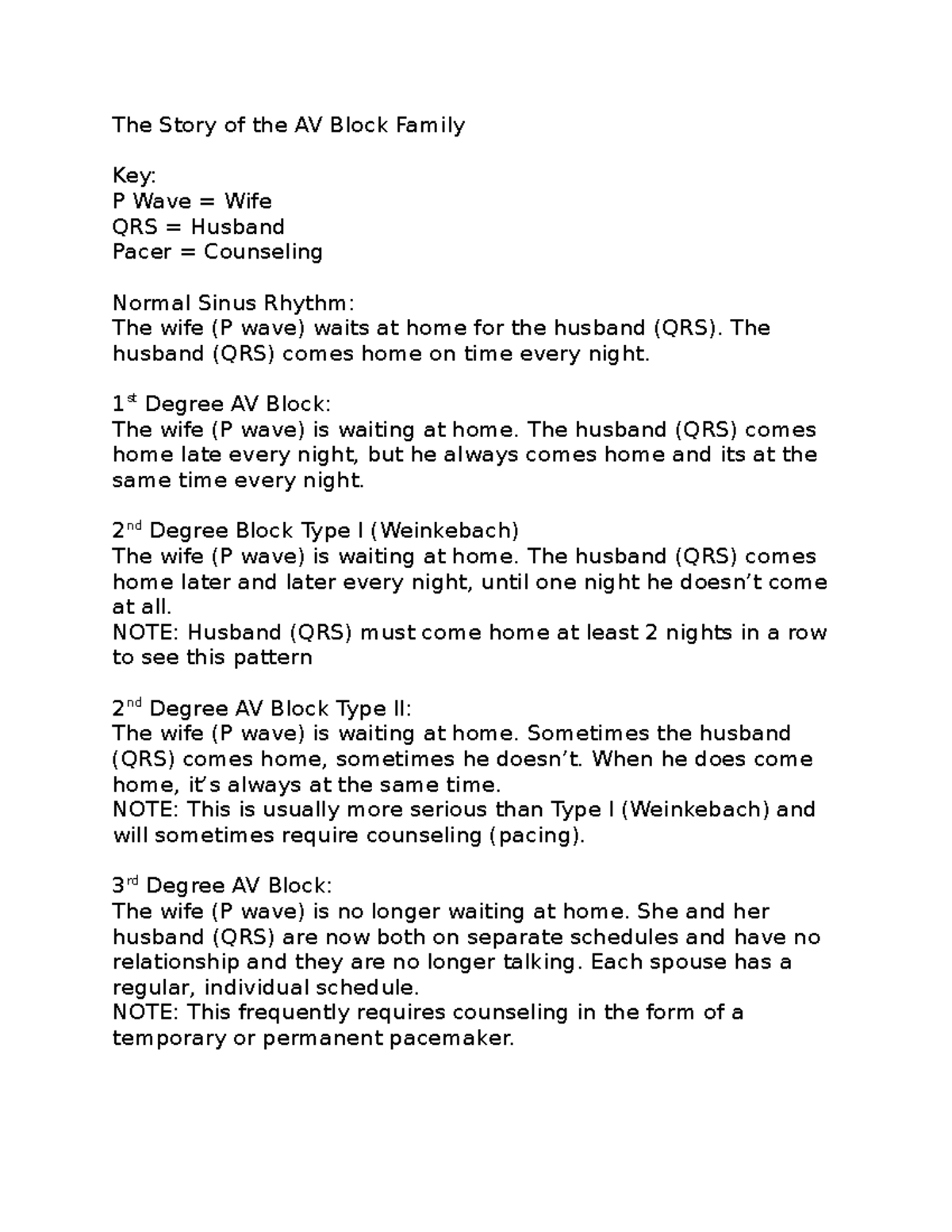 AV Block Family Study: Understanding Heart Block Types and Dynamics ...
