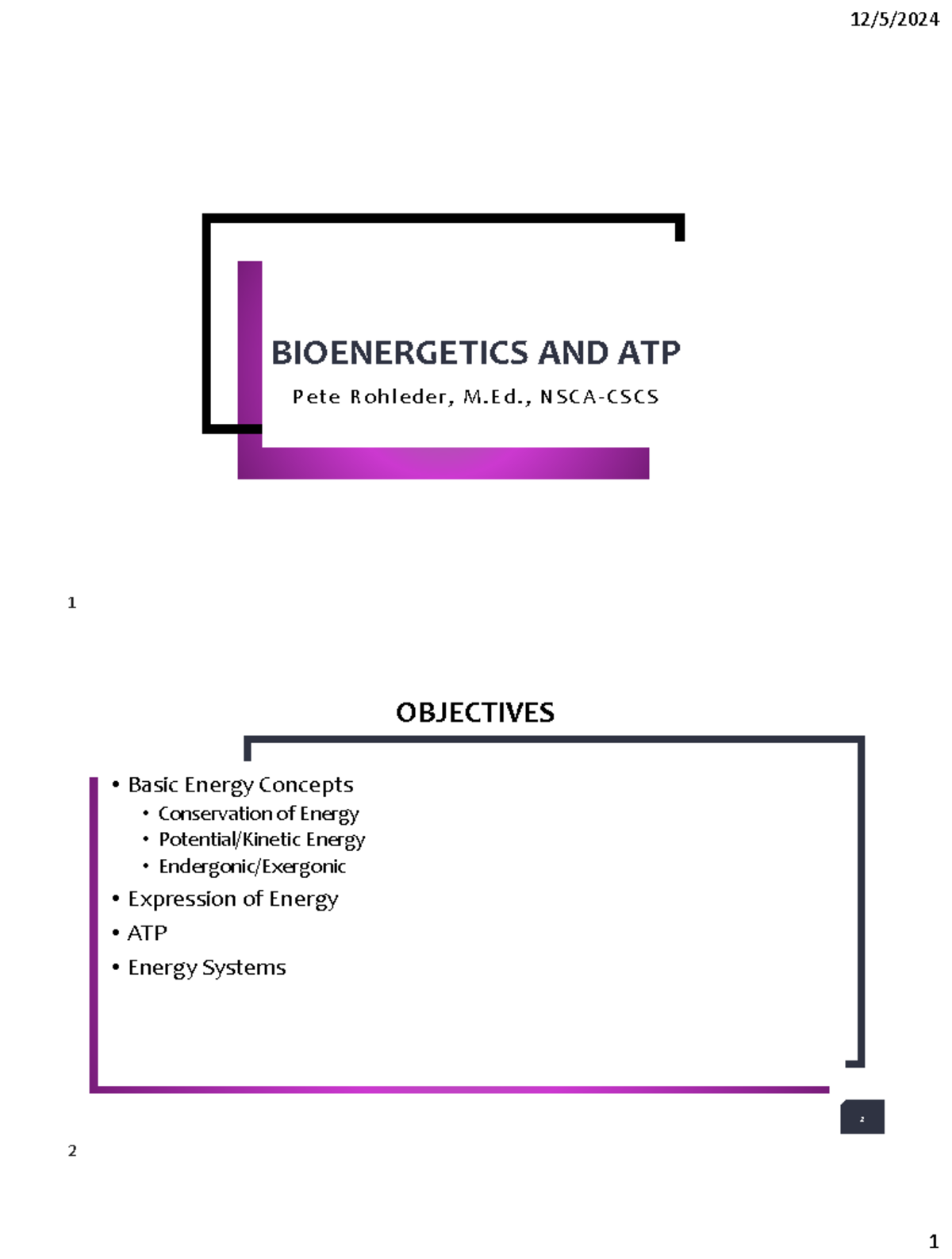 BIO 101: Bioenergetics and ATP - Understanding Energy Transfer - Studocu