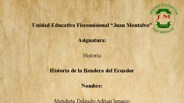 Historia de los Escudos del Ecuador - 2do de Bachillerato - Studocu