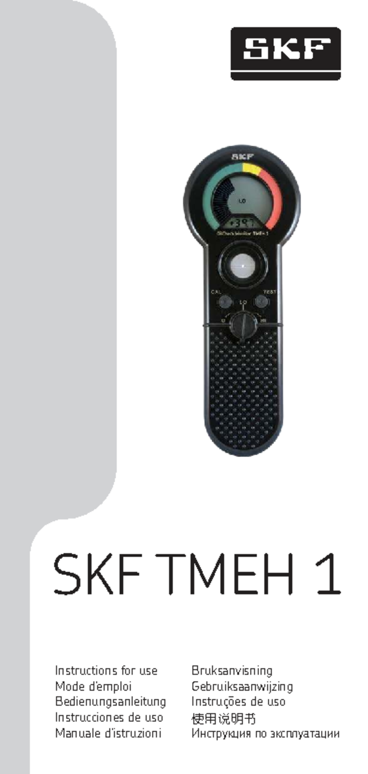 SKF TMEH 1 Oil Check Monitor User Manual and Instructions - Studocu