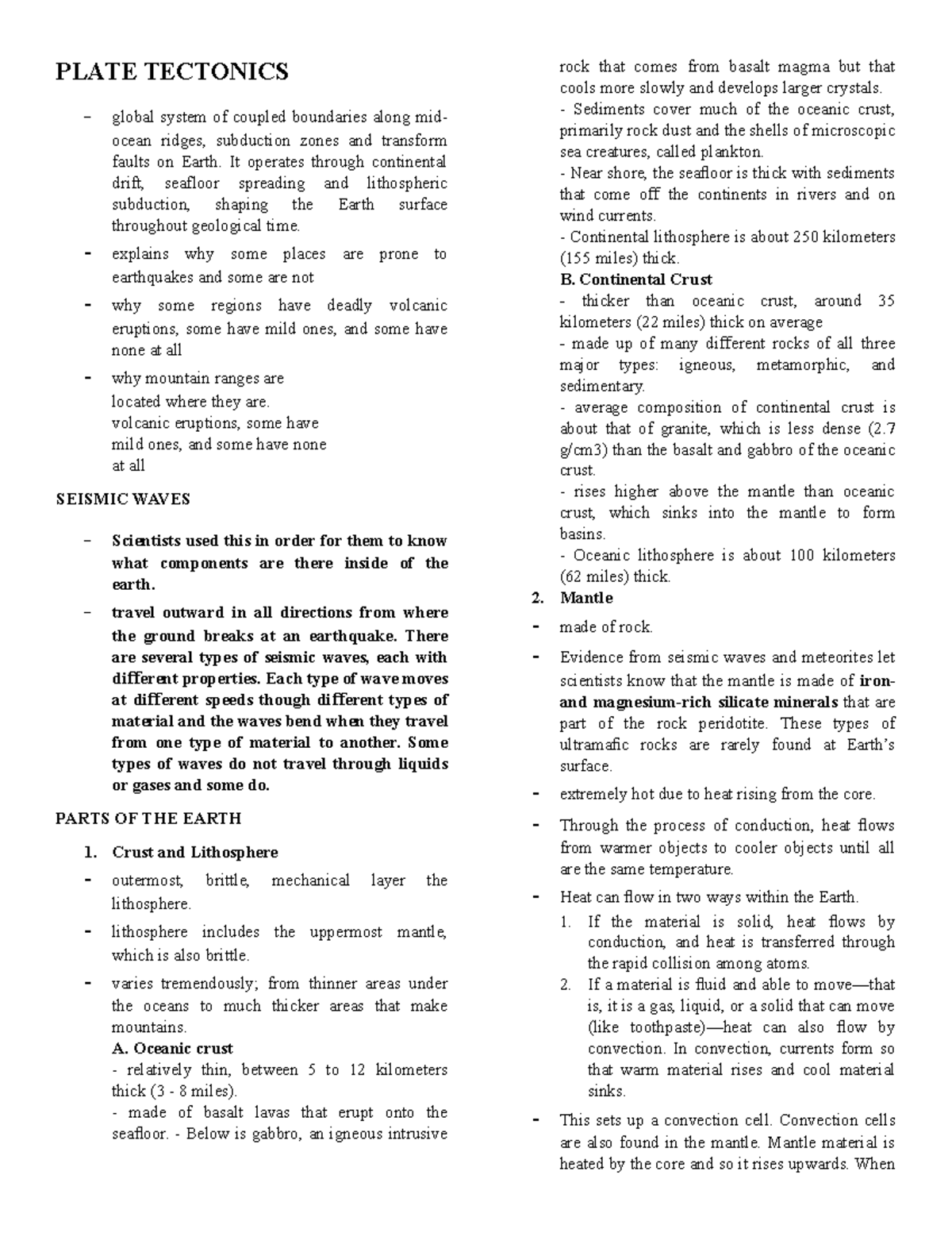 Plate Tectonics (GEOL 101): Understanding Earth's Dynamic Boundaries ...