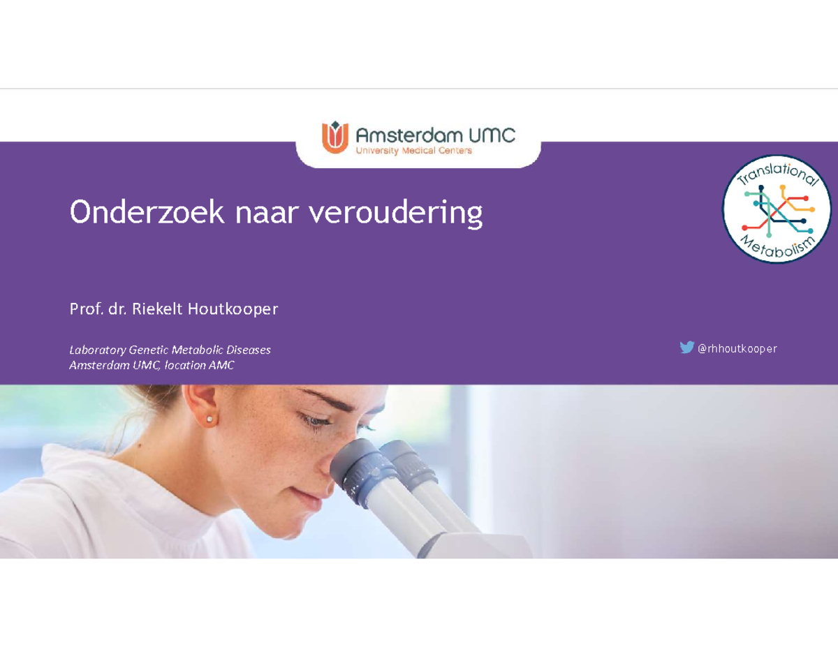 Metabolisme en Veroudering: Onderzoek naar Glycine Effecten - Studeersnel