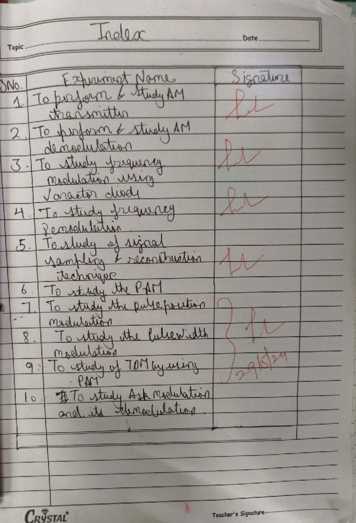 Digital Communication Lab: Experiments on AM & FM Modulation Techniques - Studocu