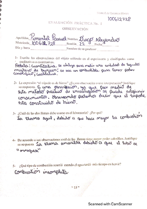 Segundo parcial de laboratorio de química basica - LAB Química Básica - Studocu