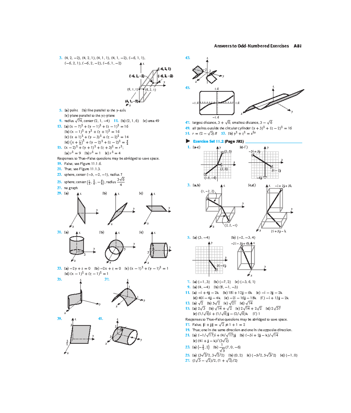 Calculus Anton Exercise Answers (Pages 1271-1272) - Studocu