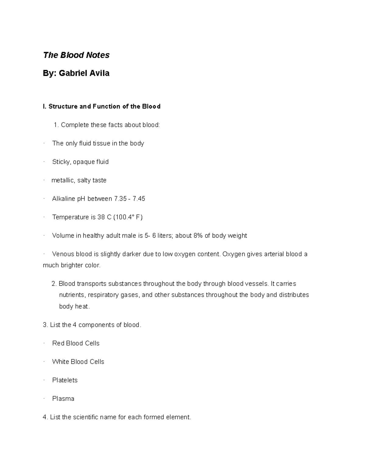 Blood Guided Notes - sdsdsdsdddsdsdsdsdsdsd - The Blood Notes By ...