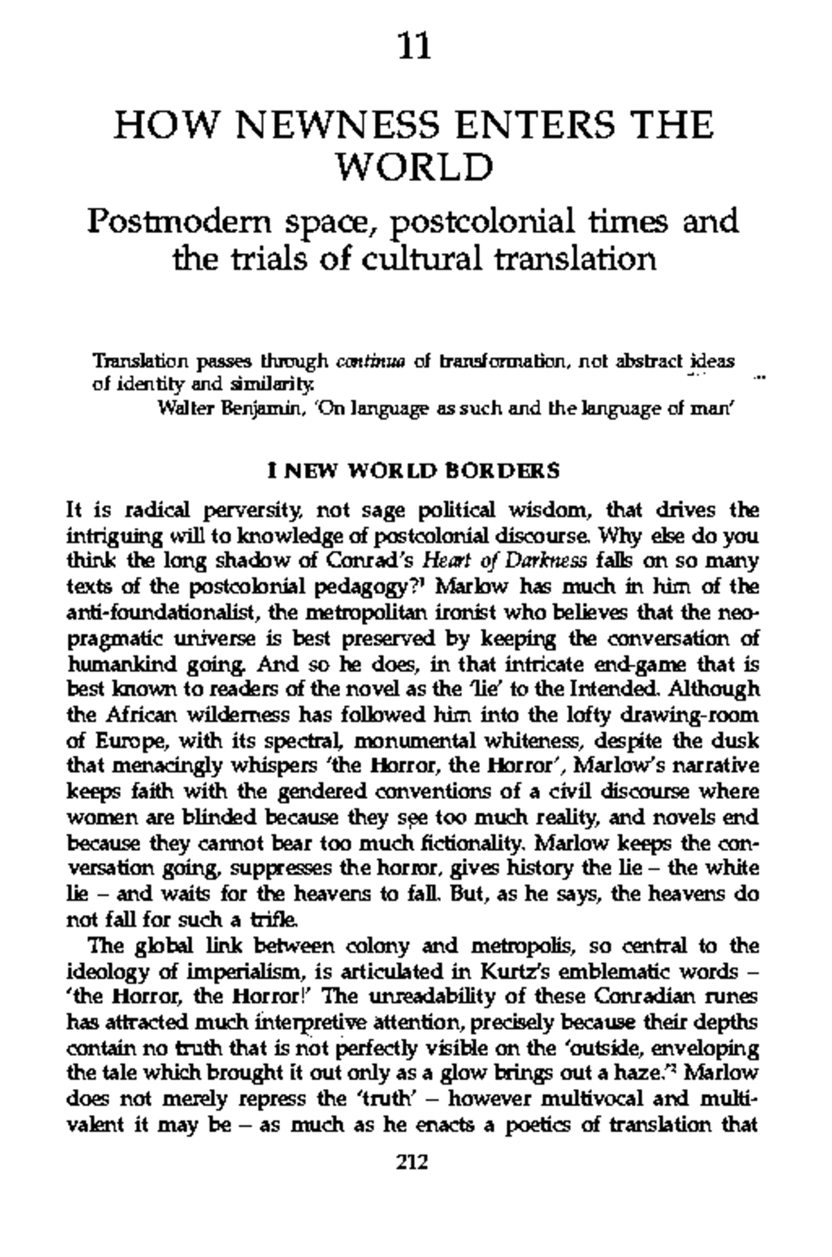 Cultural Translation and Postcolonial Discourse: Bhabha's Insights (ENG ...