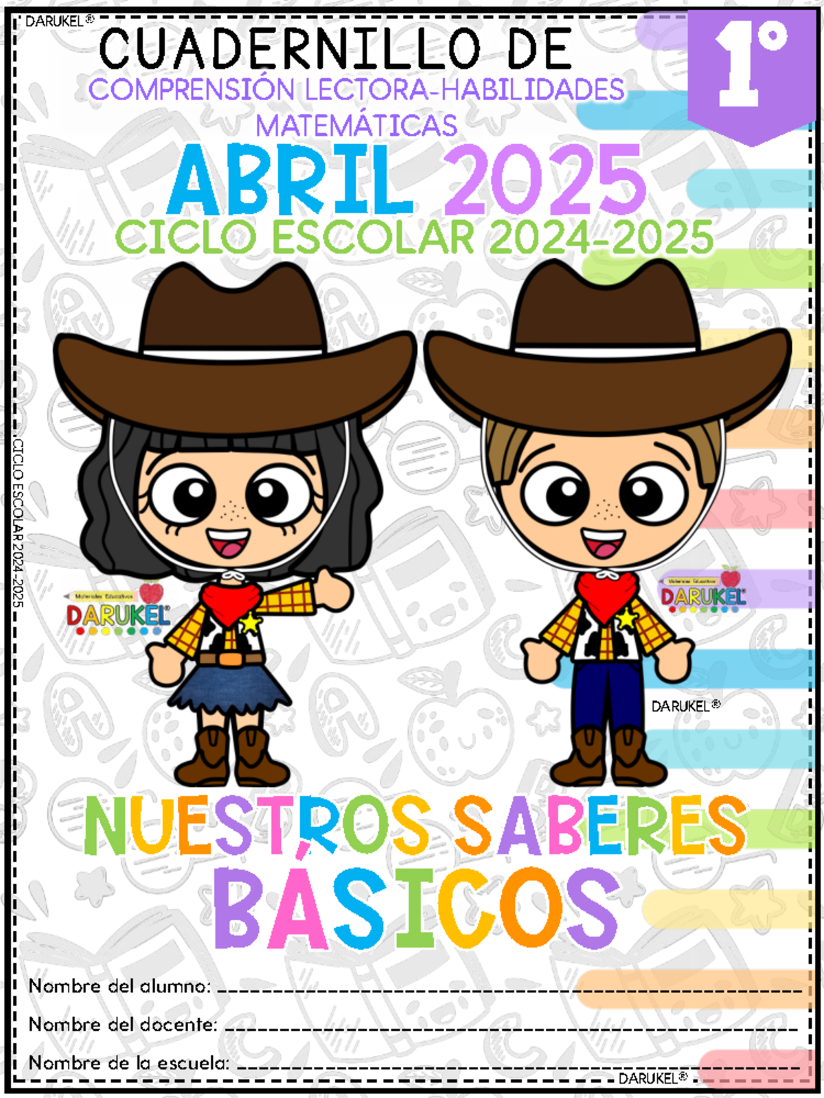 1° ABR1 Cuadernos de Comprensión Lectora y Matemáticas 2024-25 - Studocu