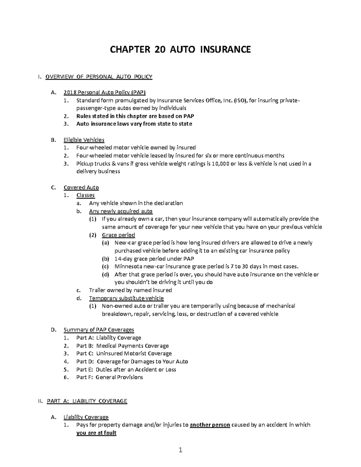 Homeowners Insurance Overview: Detailed Insights on HO-3 Policy - Studocu