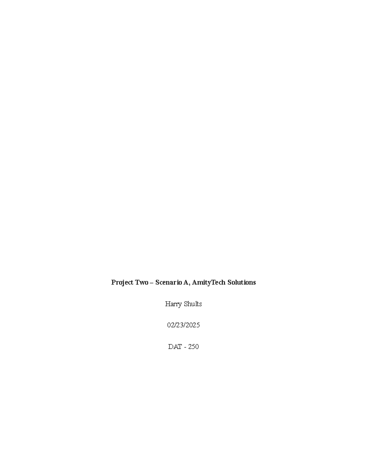 AmityTech Solutions Data Breach Analysis & Compliance Recommendations ...