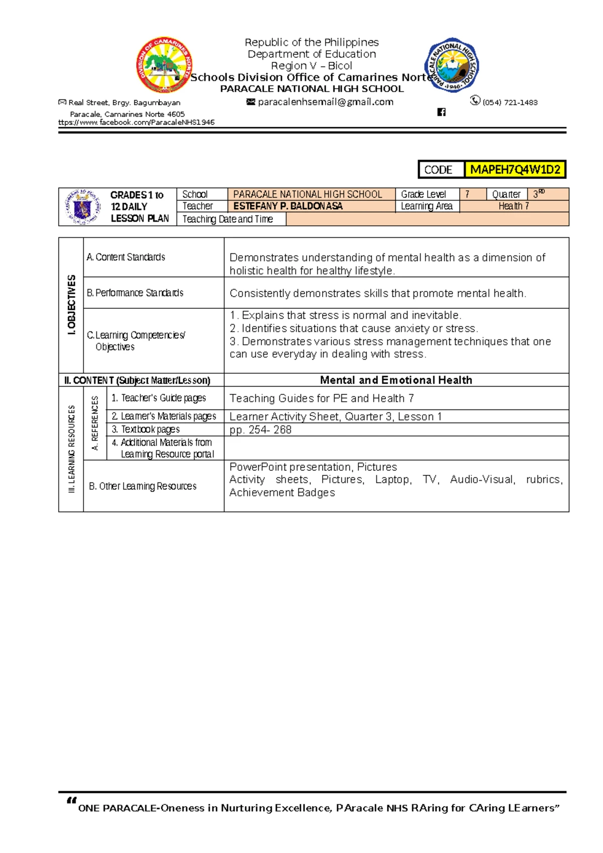 Sekularisasyon at ang Tatlong Paring Martir ( Gomburza) Handout - Mga ...