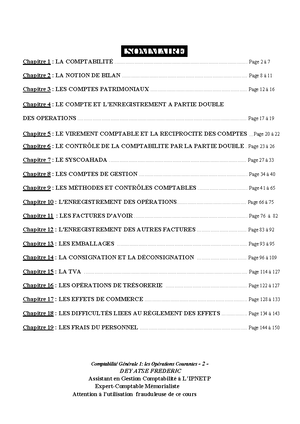 Postulats et Conventions Comptables selon SYSCOHADA : Une Analyse - Studocu