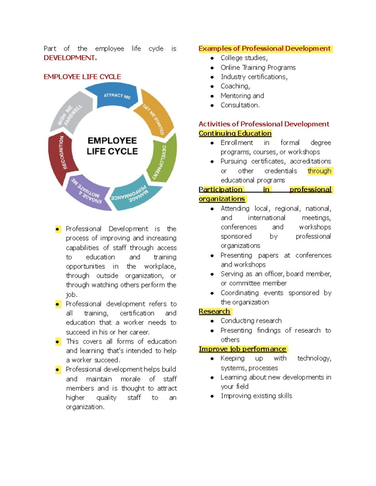 Introduction to Professional Development (PDEV 101) - Studocu
