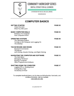 Computer assembly disassembly PDF-1 - UnitUnitUnitUnit Computer Assembly 4 and Disassembly ...