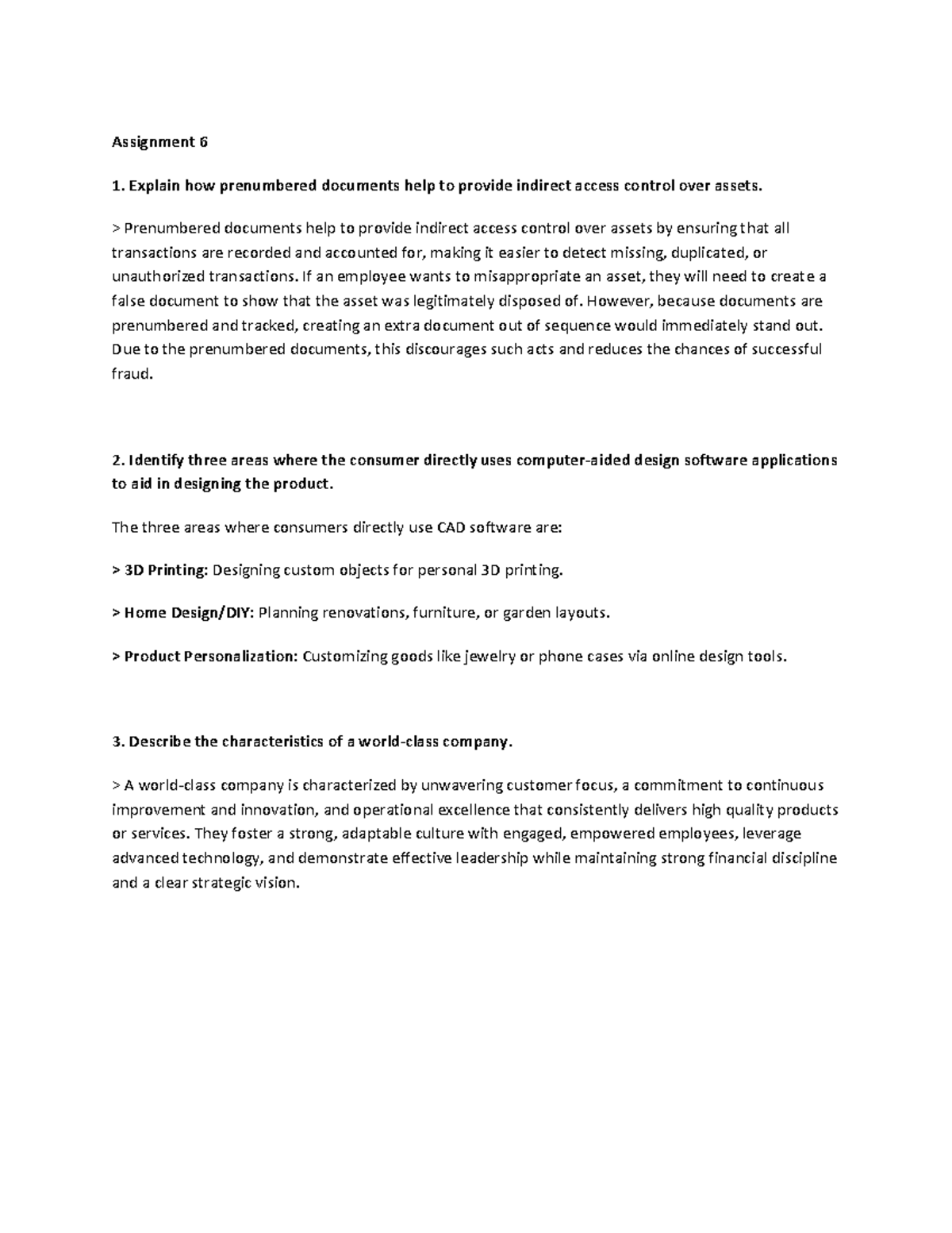 AIS 6: Indirect Access Control & Design Software Applications - Studocu