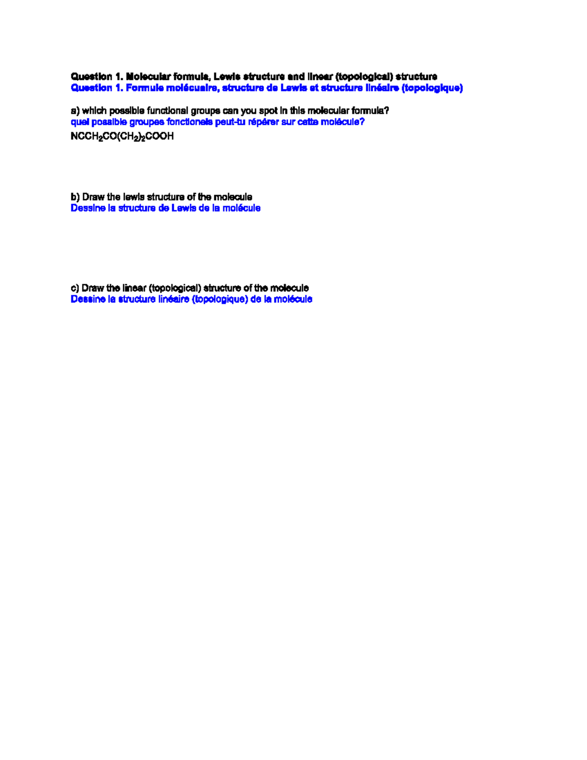 Module 0-2 Orgo 1 Mock Midterm: Molecular Structures & Hybridization ...