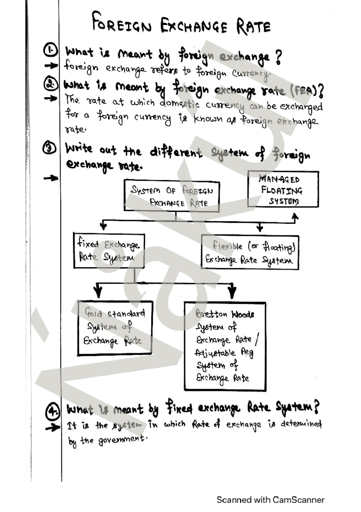 Foreign Exchange Rate Systems: Overview and Key Concepts - Studocu