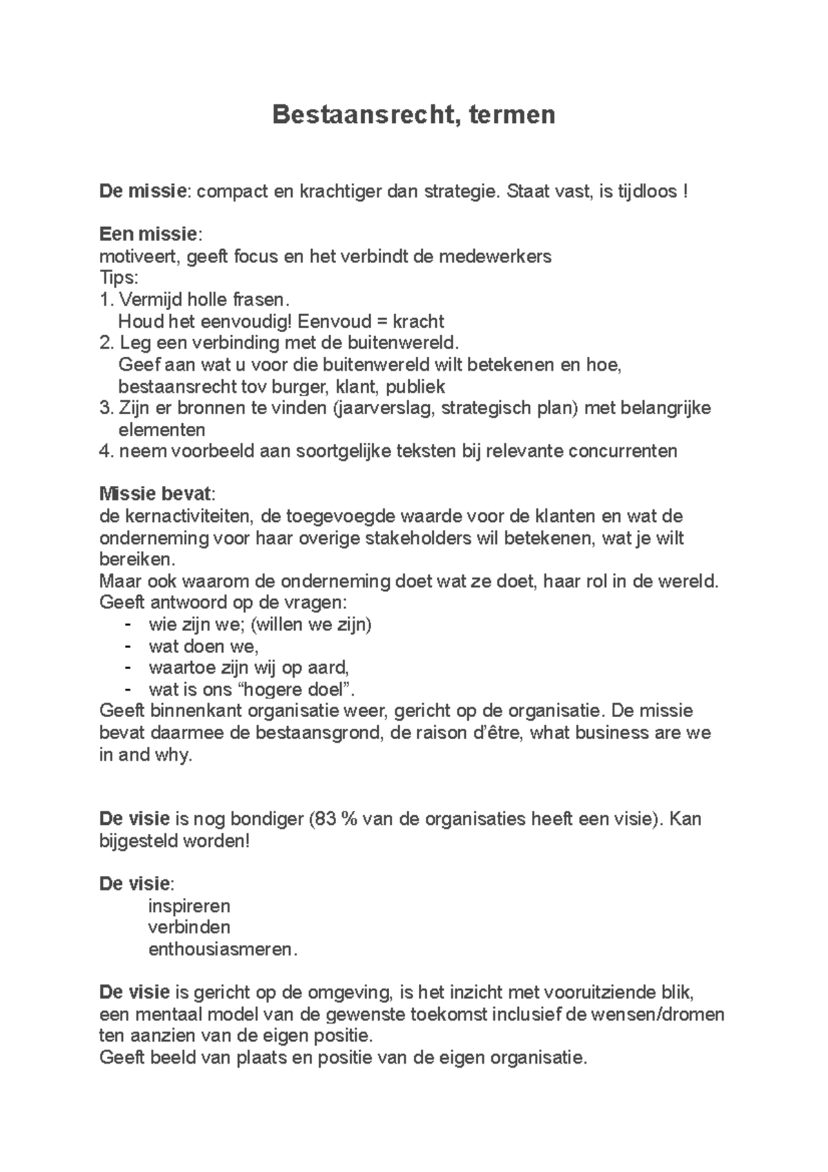 Modl 1 Bestaansrecht - Videos - Bestaansrecht, termen De missie ...