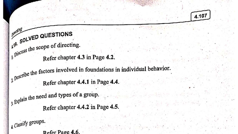 POM-Unit4 Part B: Directing & Motivation Concepts Explained - Studocu