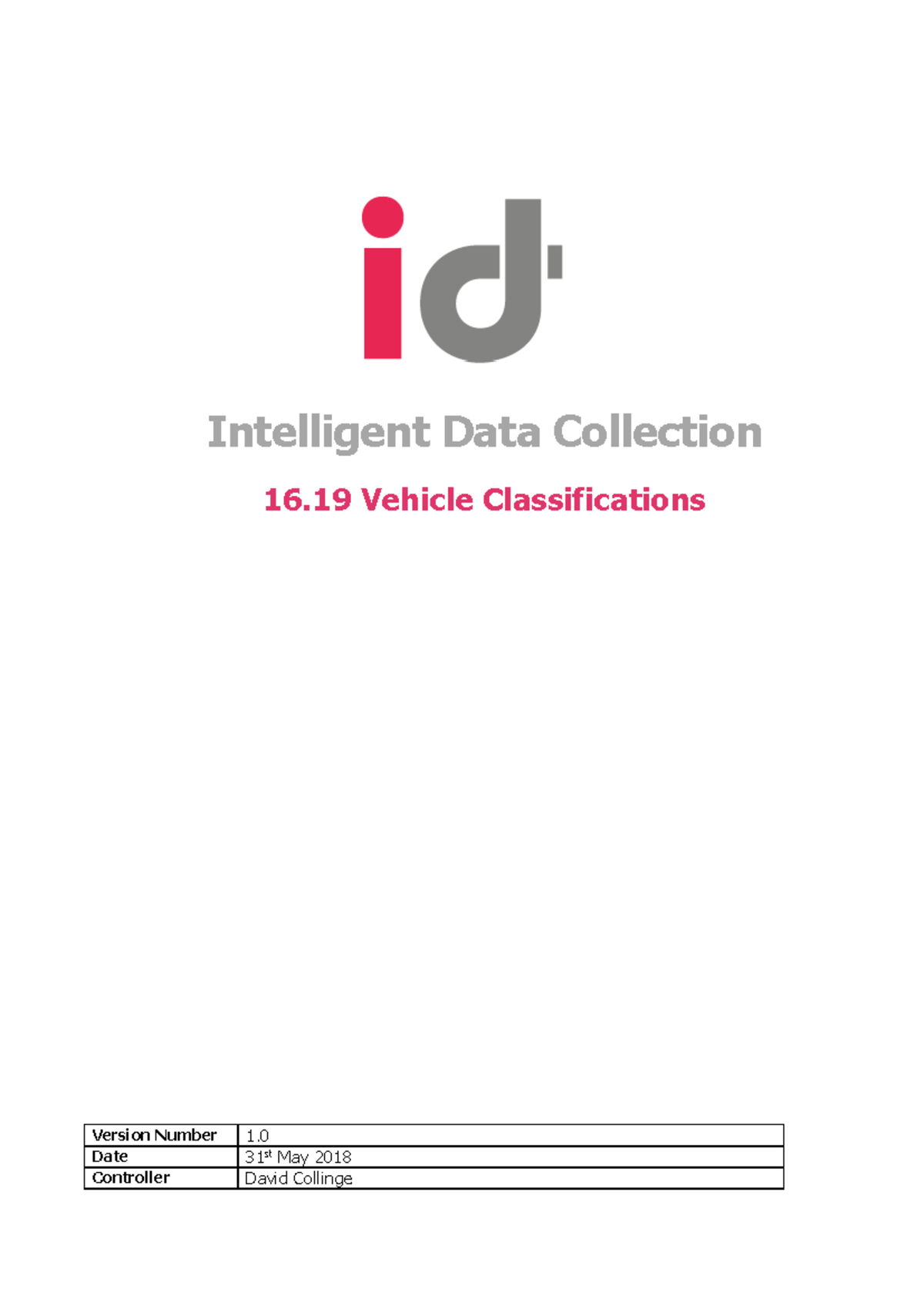 IDC 16.19 Vehicle Classifications Overview and Details - Studocu