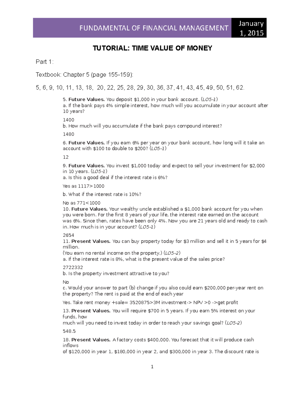 1.- Tutorial-TVM - GOOD - FUNDAMENTAL OF FINANCIAL MANAGEMENT 1, 2015 ...