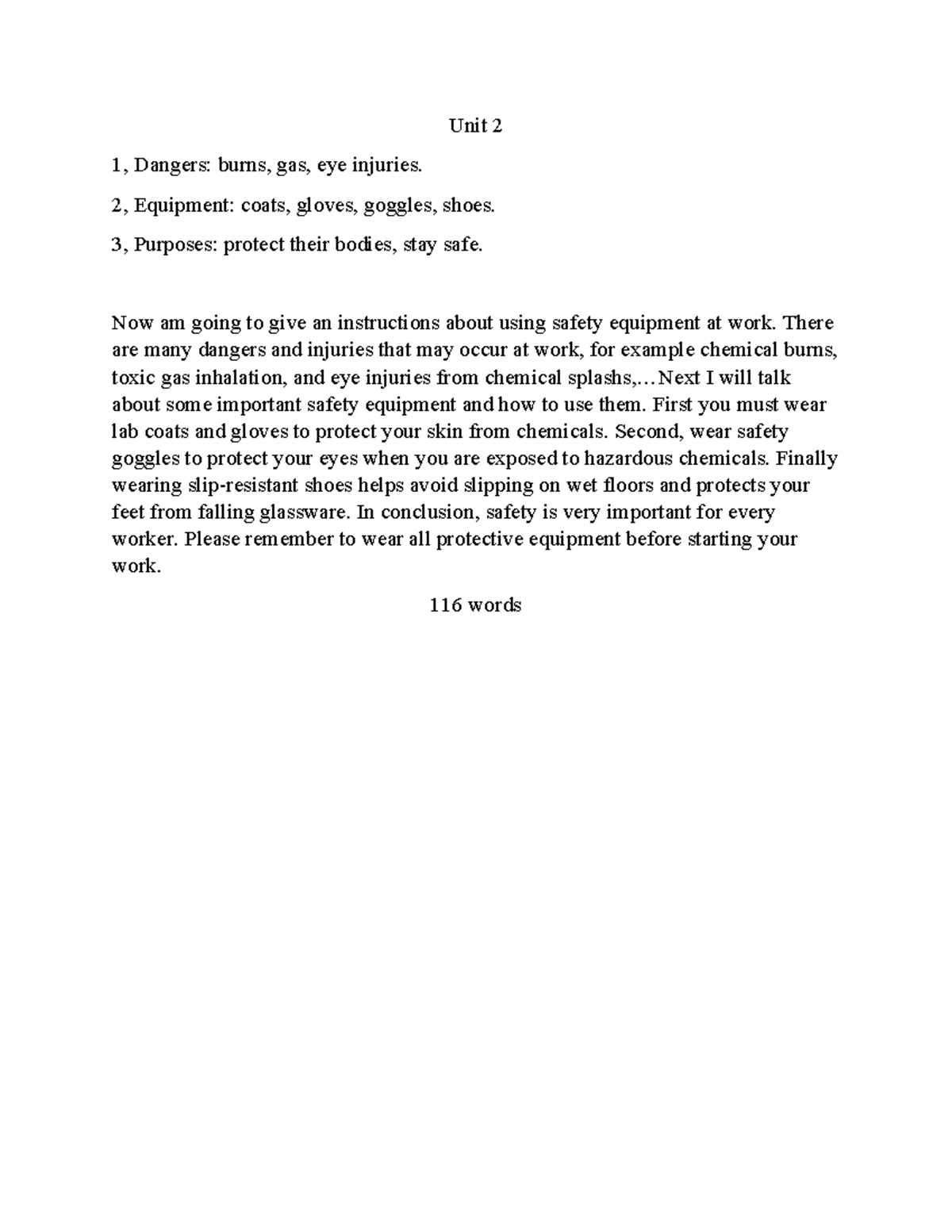 Safety Equipment Guidelines: Protecting Against Workplace Hazards - Studocu