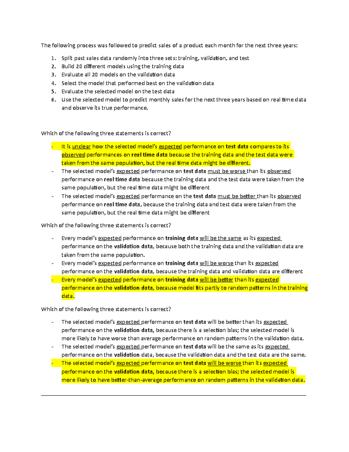 Data Science Exam: Important Questions & Answers for DS101 Final - Studocu
