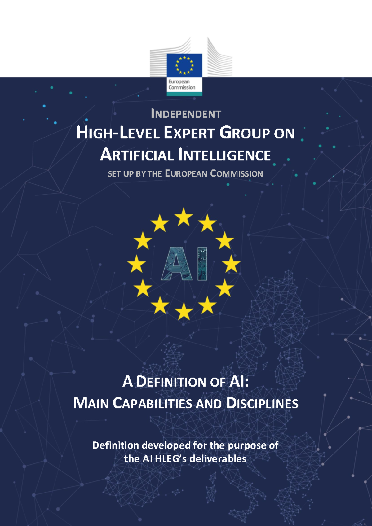 AI HLEG Definition of Artificial Intelligence: Capabilities ...