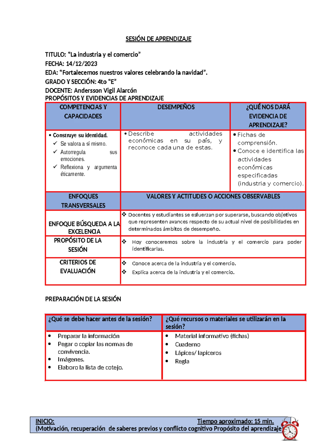 Sesión 01- Matemática- Ubicamos Puntos Y NOS Desplazamos EN EL Plano - SESI”N DE APRENDIZAJE ...