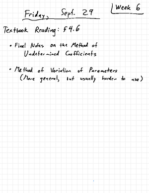 Intro to differential equations - Homework 2. 2 - Due 1124/25 Mia Elkin ...
