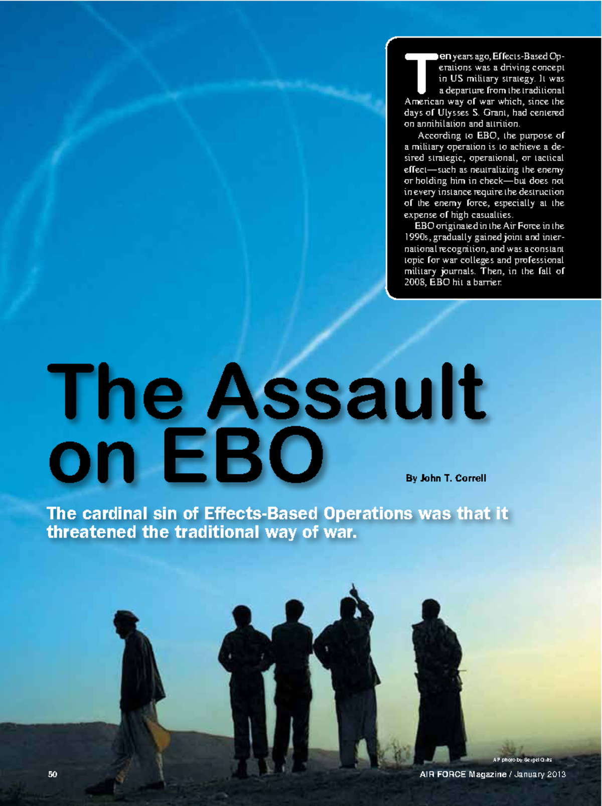 EBO: Evolution and Challenges in US Military Operations (Paul Riper ...