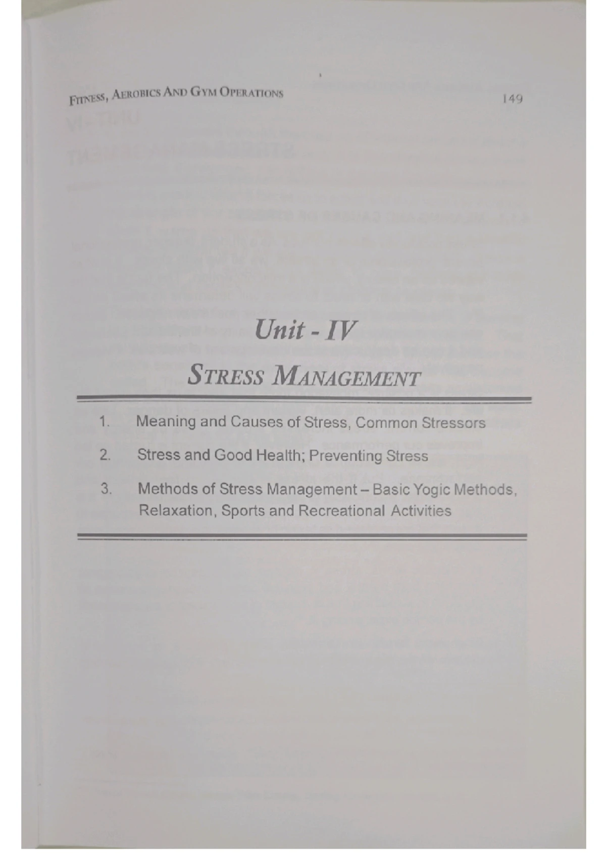 Comprehensive Stress Management Notes: Understanding and Coping ...
